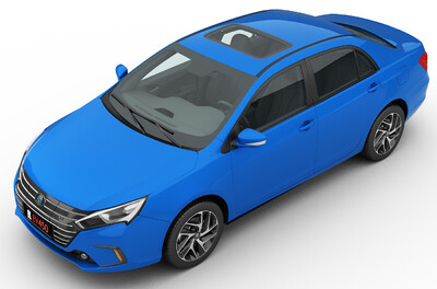 17-2018款秦新能源EV450 BYD秦EV450模型-轿车模型库-FBX(.fbx)模型下载-cg模型网