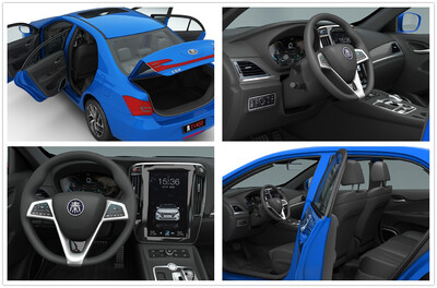 17-2018款秦新能源EV450 BYD秦EV450模型-轿车模型库-FBX(.fbx)模型下载-cg模型网