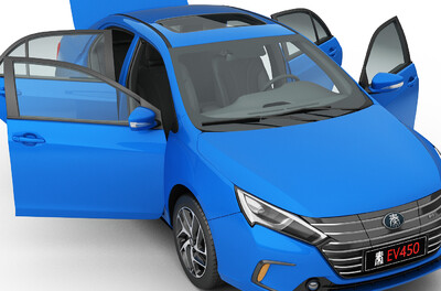 17-2018款秦新能源EV450，BYD秦EV450，秦，模型-轿车模型库-FBX(.fbx)模型下载-cg模型网