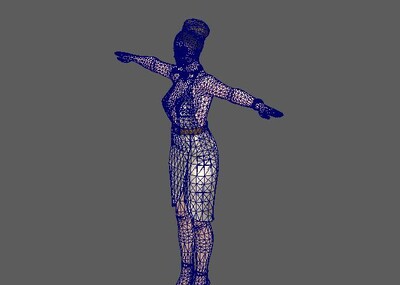 Excella gionne模型-女人模型库-OBJ(.obj/.mtl)模型下载-cg模型网