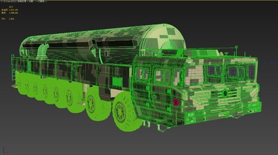 东风31甲改 DF-31AG模型-火炮器械模型库-3ds Max(.max)模型下载-cg模型网