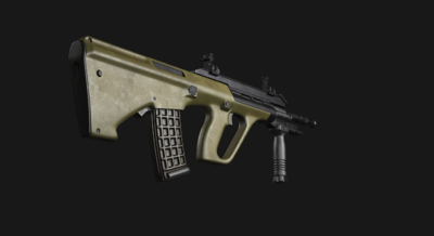 美国AUGA3陆军通用突击步枪模型模型-枪械模型模型库-3ds Max(.max)模型下载-cg模型网