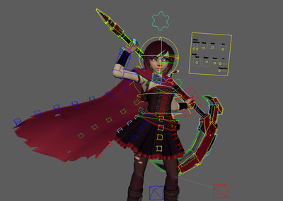 Ruby Rose模型-女人模型库-Maya(.ma/.mb)模型下载-cg模型网