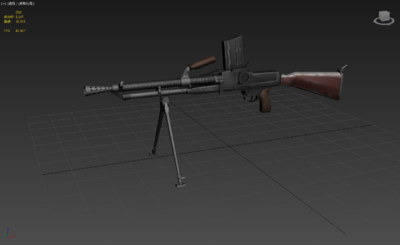 zb-26轻机枪模型-枪械模型模型库-3ds Max(.max)模型下载-cg模型网