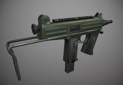 瑞典CBJ-MS PDW冲锋枪 写实 _zhangdan0217作品_武器枪械模型武器枪械模型_cg模型网