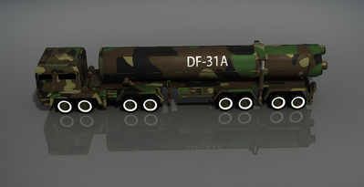 DF-31A 东风31弹道导弹车模型-火炮器械模型库-3ds Max(.max)模型下载-cg模型网