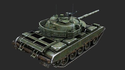 ZTZ59D式中型坦克 59坦克模型-装甲车／坦克模型库-3ds Max(.max)模型下载-cg模型网