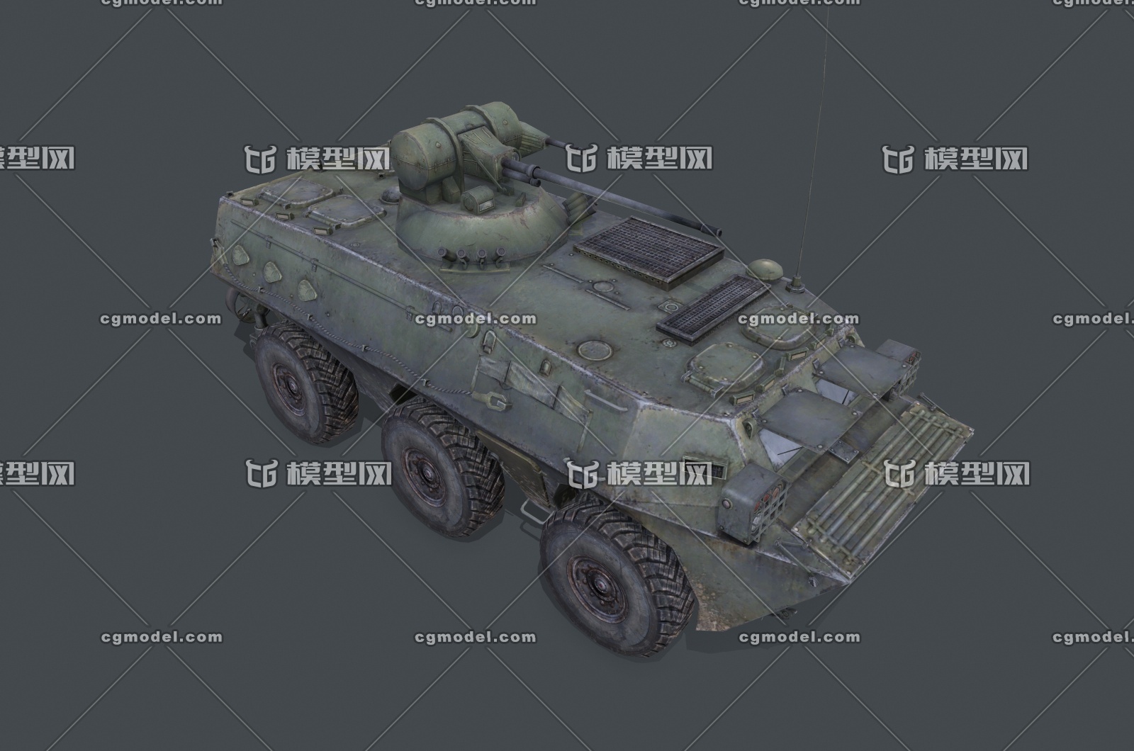pbr次时代材质ZSL92式步兵装甲车模型-装甲车／坦克模型库-3ds Max(.max)模型下载-cg模型网
