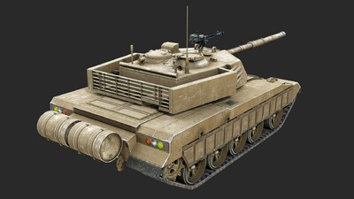 国产外贸坦克VT3 VT-3 ZTZ59G 59魔改主战坦克模型-装甲车／坦克模型库-3ds Max(.max)模型下载-cg模型网