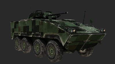 PBR 台湾省CM32模型-装甲车／坦克模型库-3ds Max(.max)模型下载-cg模型网