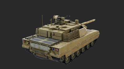 PBR 外贸VT-5模型-装甲车／坦克模型库-3ds Max(.max)模型下载-cg模型网