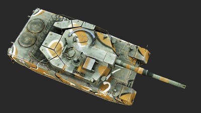 韩国 K2主战坦克模型-装甲车／坦克模型库-3ds Max(.max)模型下载-cg模型网