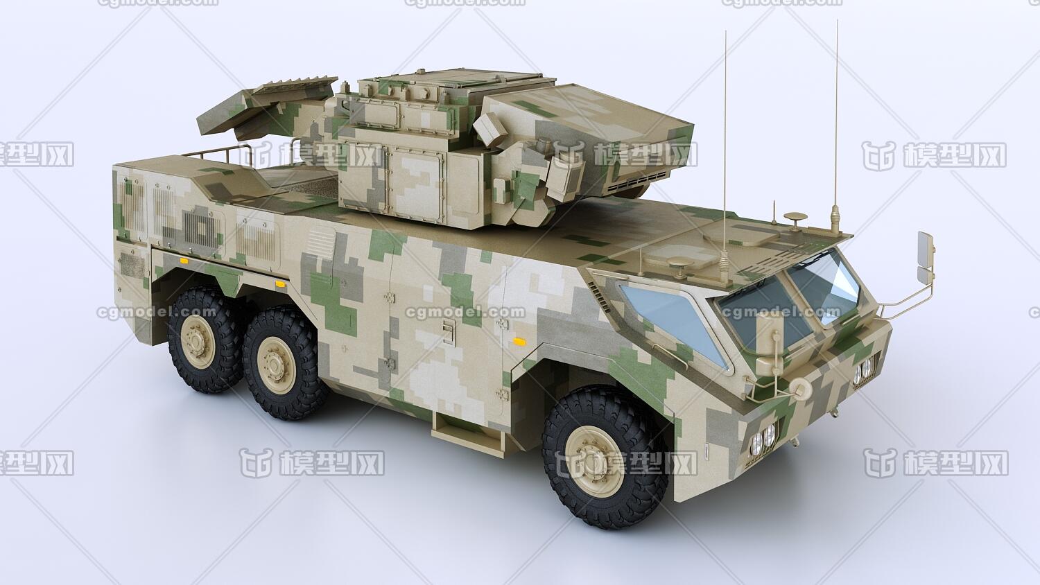 国产红旗-17A 防空导弹系统模型-火炮器械模型库-3ds Max(.max)模型下载-cg模型网