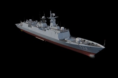 054A护卫舰 中国军舰模型-军舰模型库-3ds Max(.max)模型下载-cg模型网