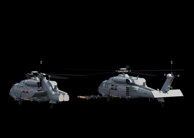 直20舰载直升机 海军Z20模型-军用飞机模型库-3ds Max(.max)模型下载-cg模型网