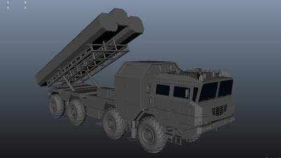 YJ-12B 鹰击12B模型-火炮器械模型库-Maya(.ma/.mb)模型下载-cg模型网