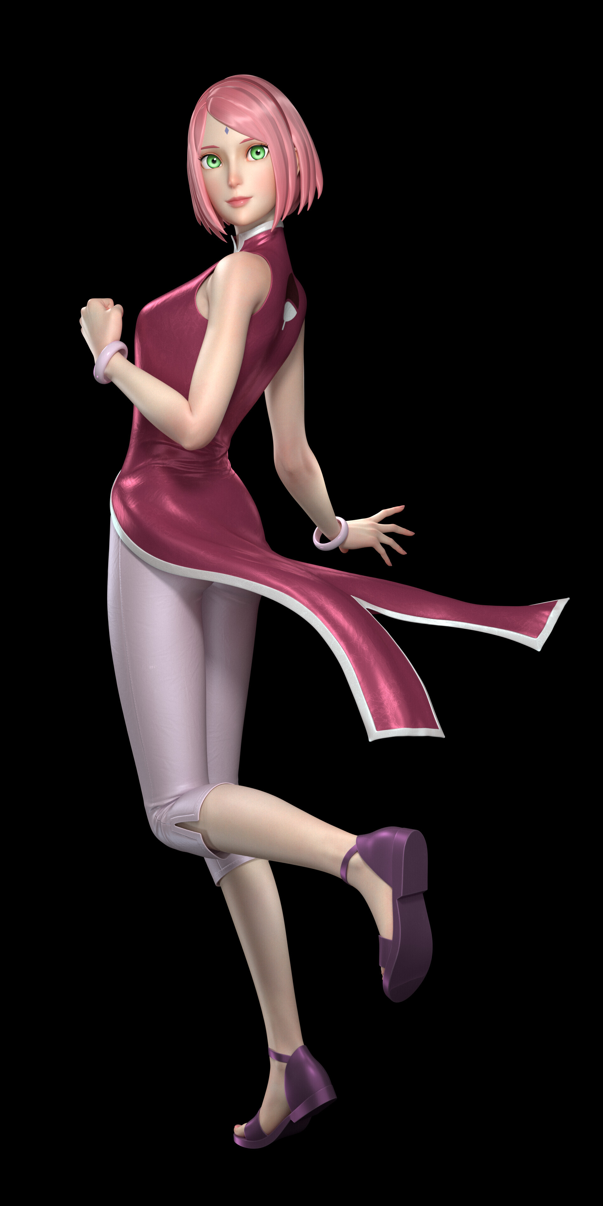 Haruno Sakura fan art模型 - 角色/人物/生物 - 作品模型 - CG模型网