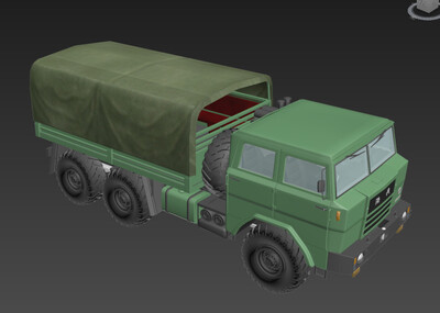 陕汽SX2150（附OBJ 完整内饰）模型-货运车模型库-3ds Max(.max)模型下载-cg模型网