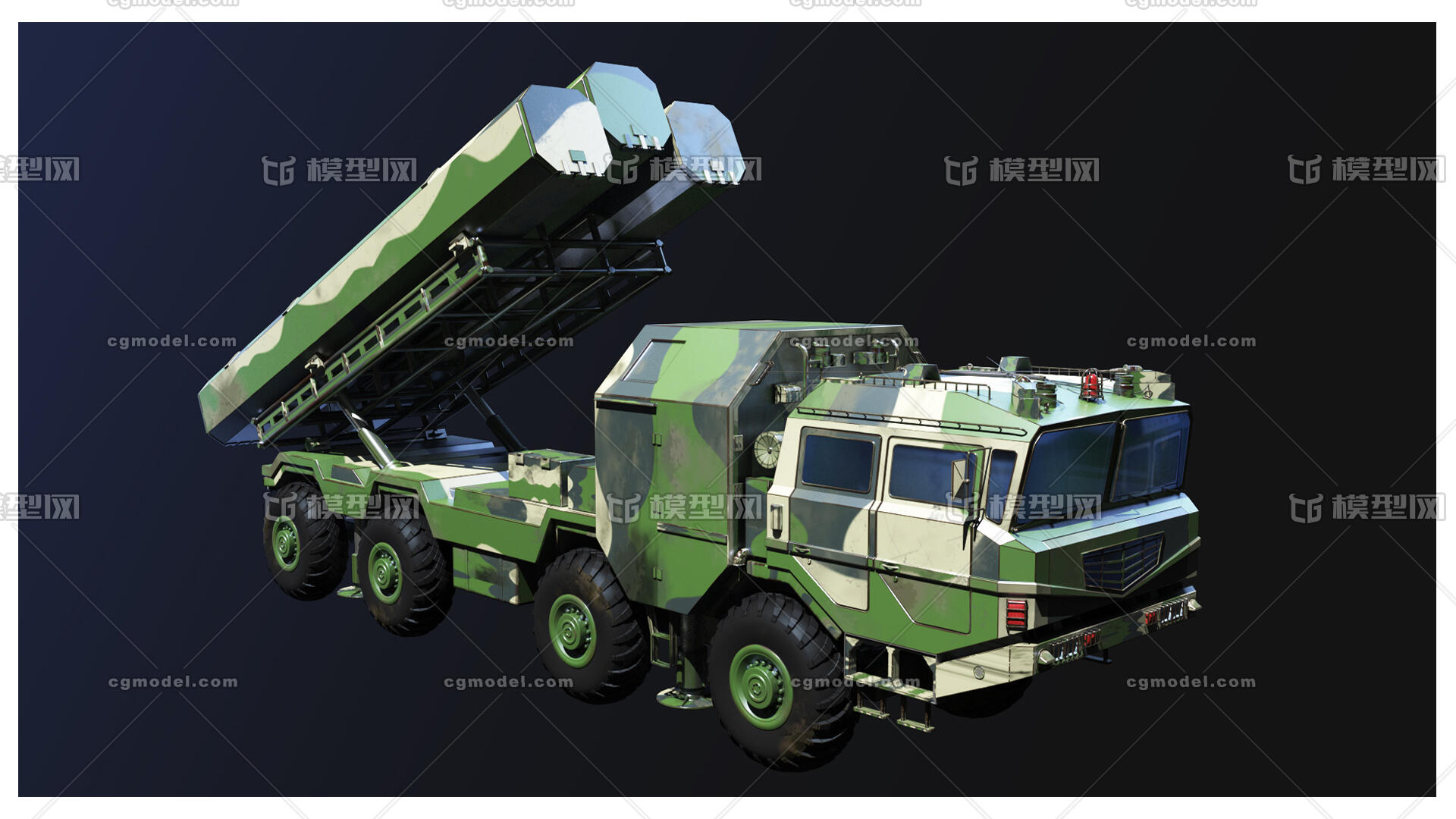 YJ-12B 鹰击12B YJ-12B反舰导弹 模型-火炮器械模型库-Maya(.ma/.mb)模型下载-cg模型网