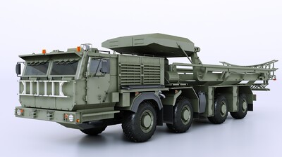 KAMAZ-78501 系列模型-火炮器械模型库-3ds Max(.max)模型下载-cg模型网