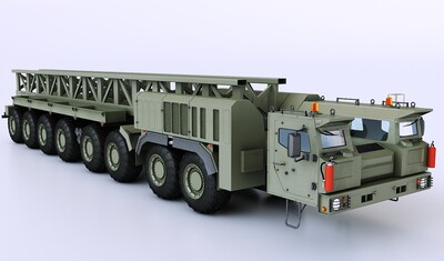 KAMAZ-78501 系列模型-火炮器械模型库-3ds Max(.max)模型下载-cg模型网