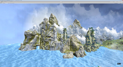 仙侠类U3D场景模型-自然场景模型库-Unity Engine模型下载-cg模型网