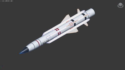 鹰击12（YJ-12）反舰导弹模型-火炮器械模型库-3ds Max(.max)模型下载-cg模型网