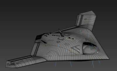 X-47B 美军X47模型-军用飞机模型库-3ds Max(.max)模型下载-cg模型网