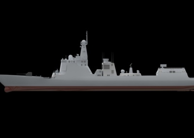 052D驱逐舰（中精）模型-军舰模型库-3ds Max(.max)模型下载-cg模型网