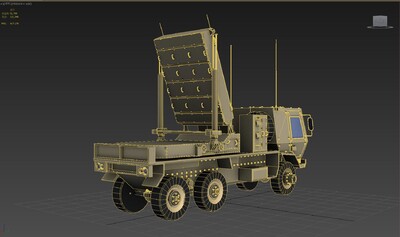 AN/TPQ-37 炮位雷达模型-火炮器械模型库-3ds Max(.max)模型下载-cg模型网