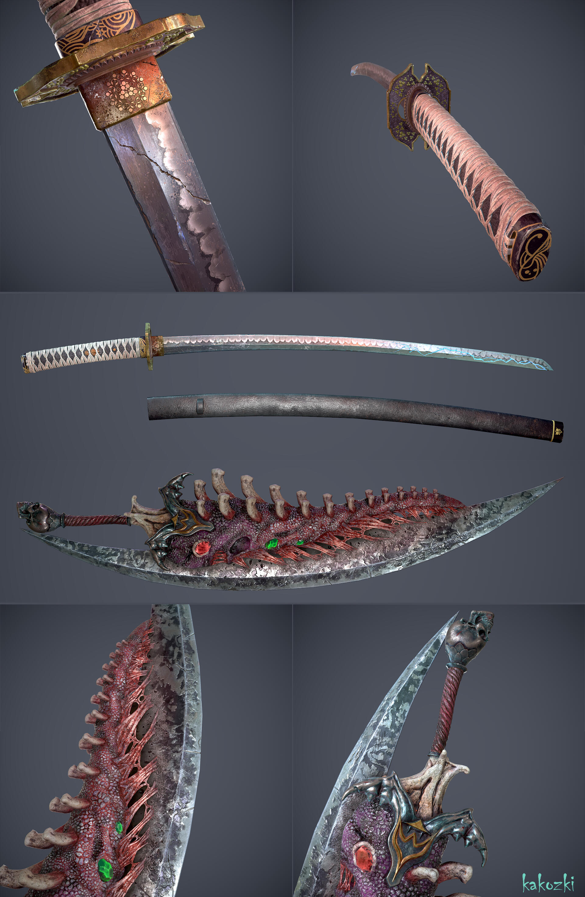 Yamato & Sword of Sparda模型 - 游戏/影视/动画 - 作品模型 - CG模型网