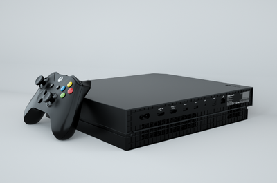 微软Xbox XBox模型-电脑设备模型库-FBX(.fbx)模型下载-cg模型网