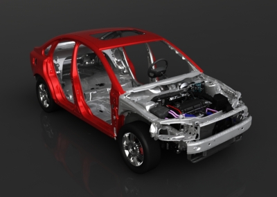 S60车身本体+底盘结构 汽车数据模型-车辆部件模型库-3ds Max(.max)模型下载-cg模型网