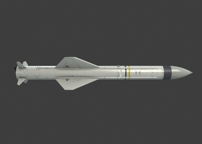 PBR 法国 飞鱼反舰导弹 Exocet SM39 AM39模型-火炮器械模型库-3ds Max(.max)模型下载-cg模型网