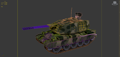 PBR PGZ-88式双管37毫米自行高炮模型-装甲车／坦克模型库-3ds Max(.max)模型下载-cg模型网