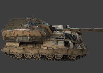 PBR PTZ89模型-装甲车／坦克模型库-3ds Max(.max)模型下载-cg模型网