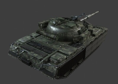 PBR 解放军模型-装甲车／坦克模型库-3ds Max(.max)模型下载-cg模型网