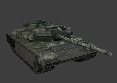 PBR 解放军模型-装甲车／坦克模型库-3ds Max(.max)模型下载-cg模型网
