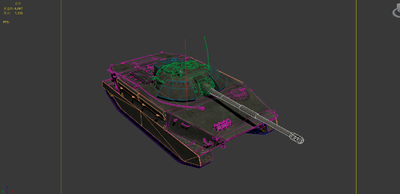 PBR 63A水陆两栖坦克模型-装甲车／坦克模型库-3ds Max(.max)模型下载-cg模型网