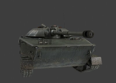PBR 63A水陆两栖坦克模型-装甲车／坦克模型库-3ds Max(.max)模型下载-cg模型网