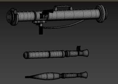 PF89式80毫米单兵火箭筒 国产武器模型-火炮器械模型库-3ds Max(.max)模型下载-cg模型网