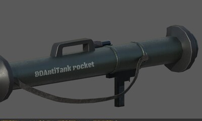 PF89式80毫米单兵火箭筒 国产武器模型-火炮器械模型库-3ds Max(.max)模型下载-cg模型网