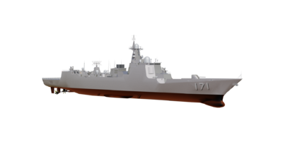 052C海口号导弹驱逐舰171舰 中华神盾052d护卫舰模型-军舰模型库-STL(.stl)模型下载-cg模型网