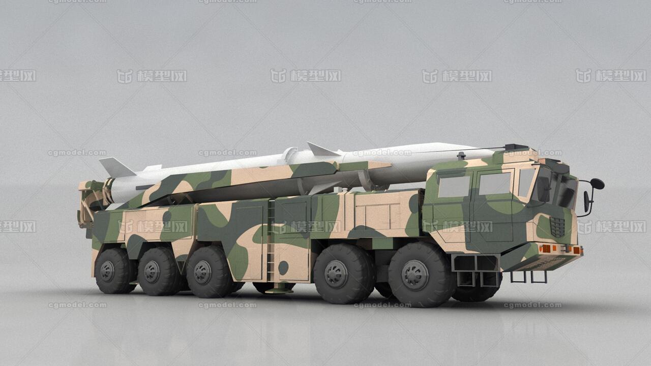 DF15B 东风15B模型-装甲车／坦克模型库-3ds Max(.max)模型下载-cg模型网