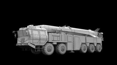 DF15B 东风15B模型-装甲车／坦克模型库-3ds Max(.max)模型下载-cg模型网