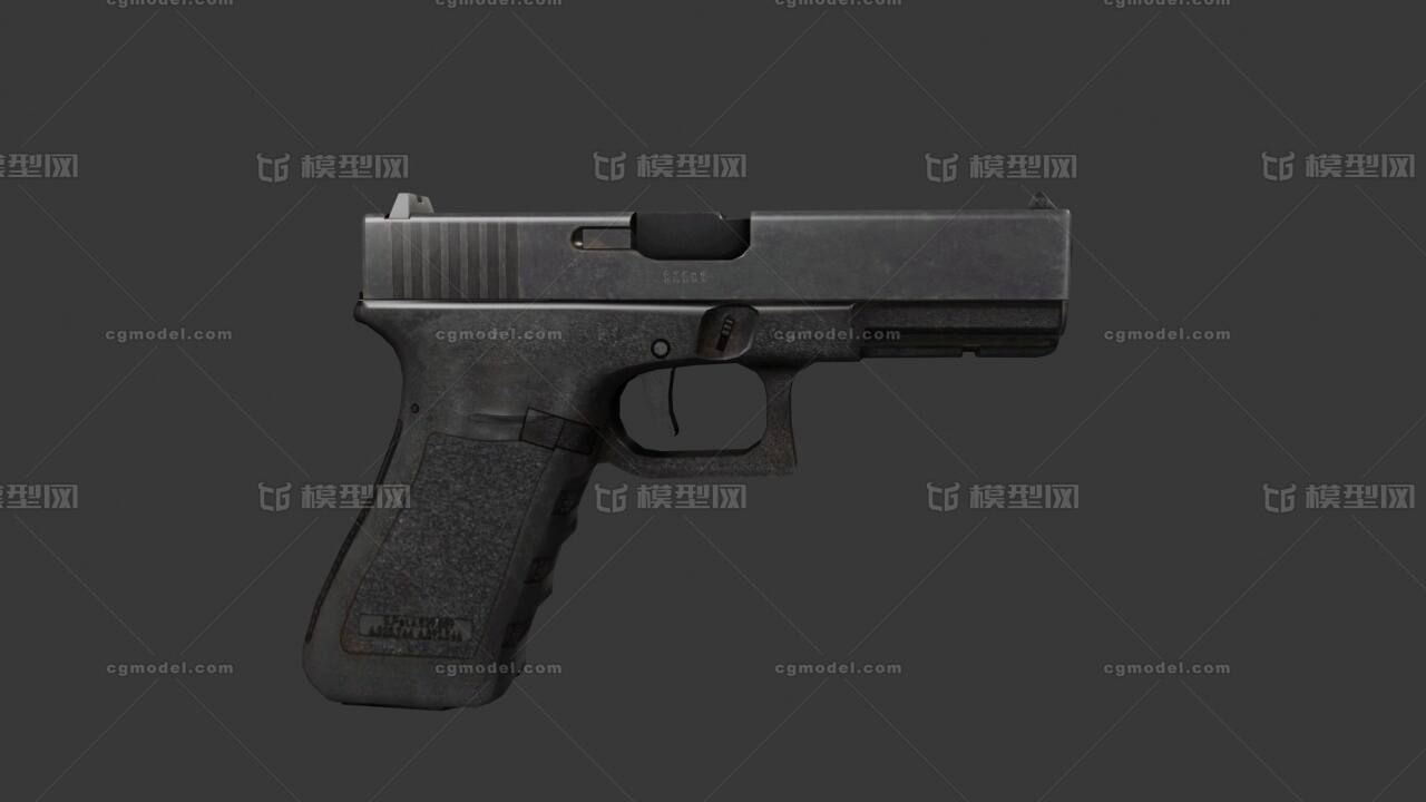 G18手枪 格洛克18型全自动手枪模型-枪械模型模型库-3ds Max(.max)模型下载-cg模型网