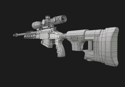 PBR-SV-98M狙击步枪模型-枪械模型模型库-FBX(.fbx)模型下载-cg模型网