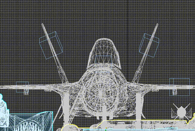 F35 F35b F35bf F-35 F-35b F-35模型-军用飞机模型库-OBJ(.obj/.mtl)模型下载-cg模型网