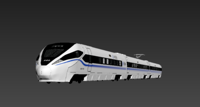 动车组CRH1A-NG模型-火车/轨道车模型库-3ds Max(.max)模型下载-cg模型网