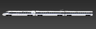 动车组CRH1A-NG模型-火车/轨道车模型库-3ds Max(.max)模型下载-cg模型网